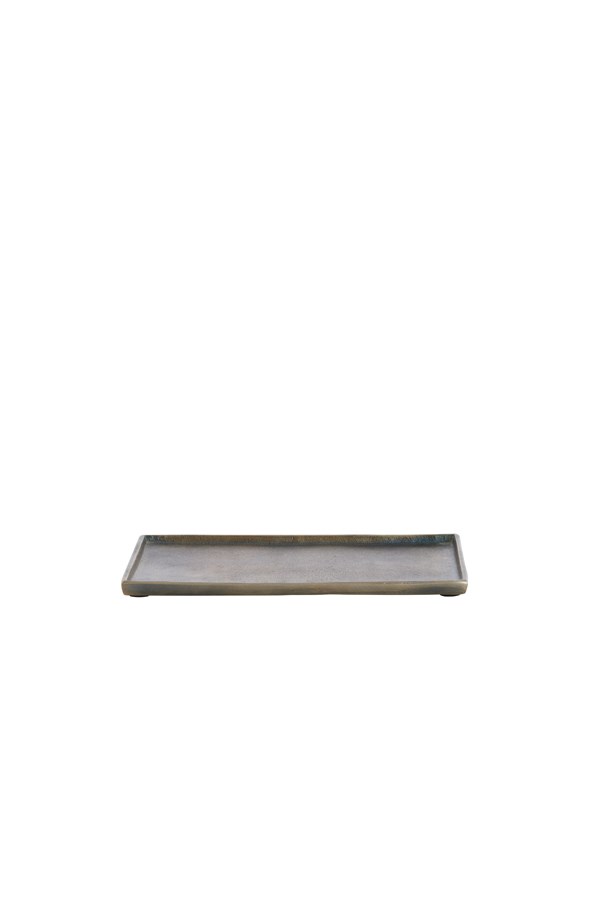 Small Layne Antique Bronze Tray | Grove Home & Design