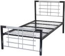 Atlanta Contract Mesh Base - Black & Silver | Bella Beds